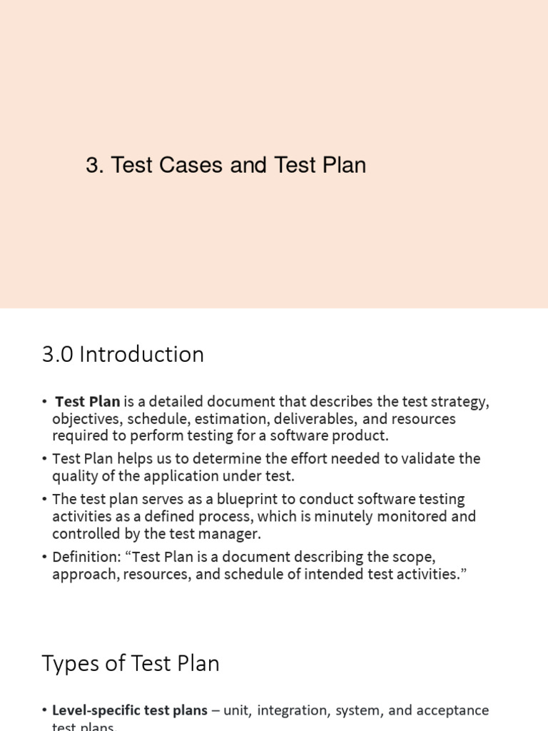 Test Plan Essentials for Software Testing | PDF | Software Testing ...