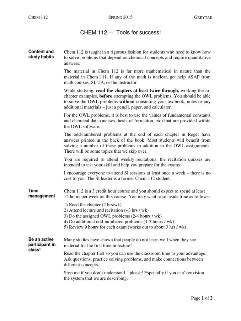 Tools For Success | PDF | Mathematics | Lecture