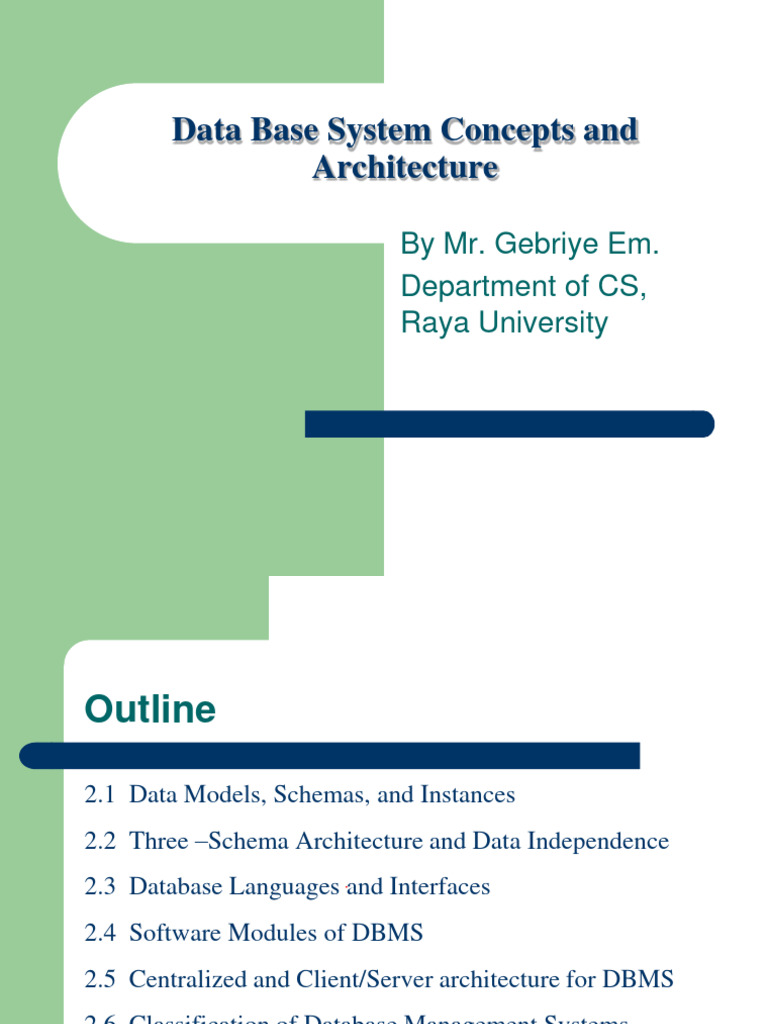 Database Chapter - 2 | PDF | Databases | Data Model