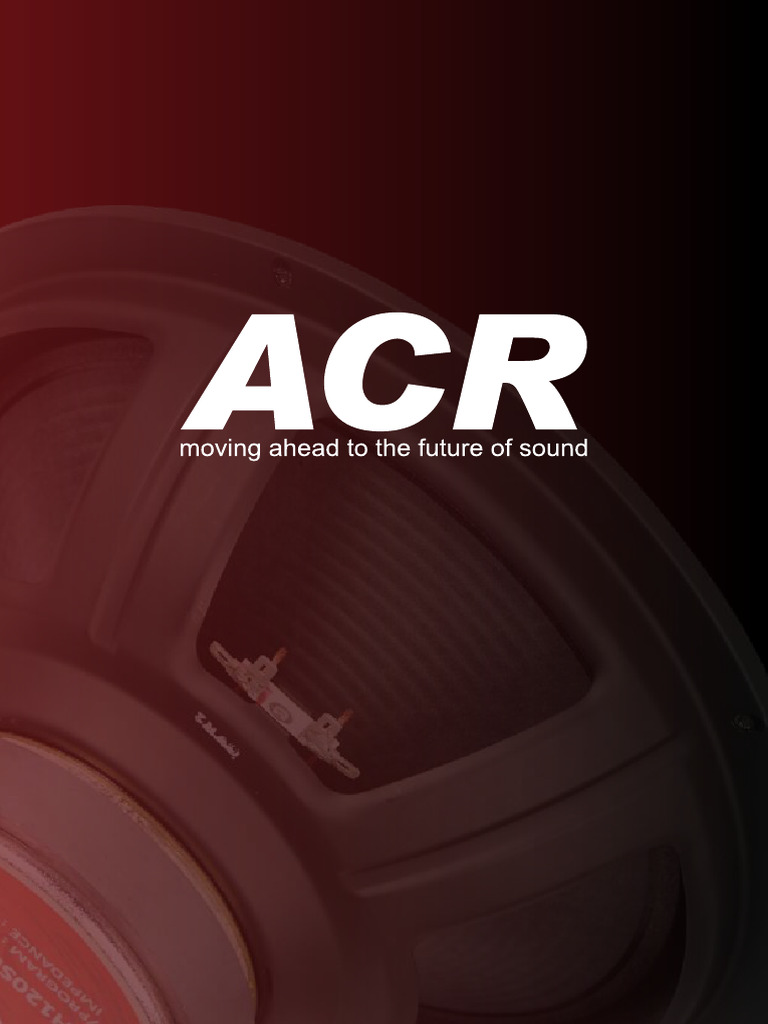 Brosur ACR Original 23 3 - Compressed | PDF | Loudspeaker | Audio ...