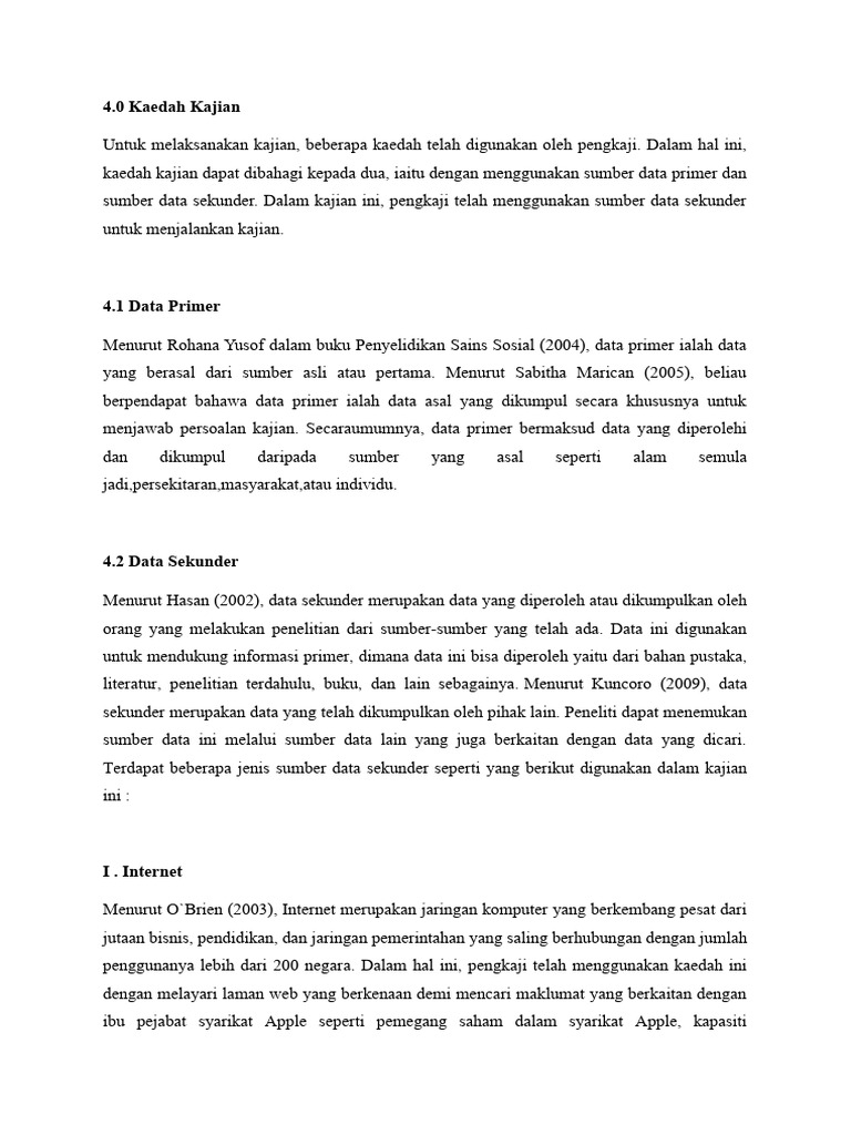 Kaedah Kajian | PDF