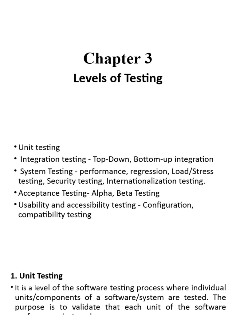 Software Testing Chapter 3 Pdf Software Testing Software