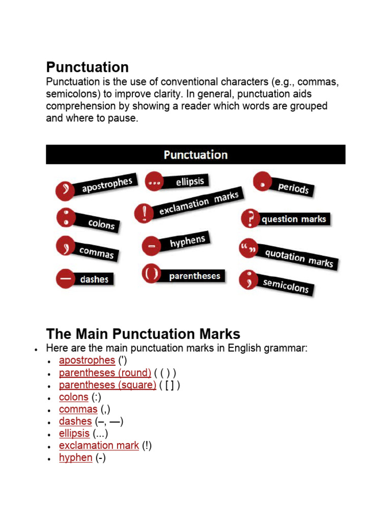 Punctuation | PDF | Punctuation | Comma Punctuation | PDF | Punctuation | Comma