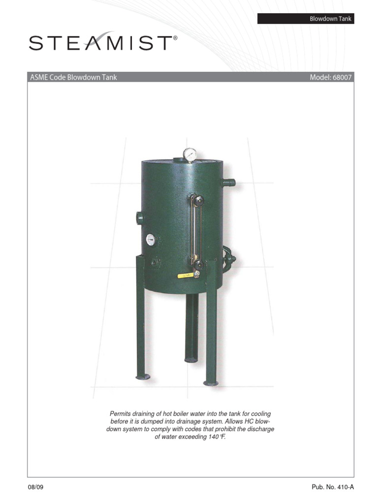 ASME Code Blowdown Tank | Download Free PDF | Boiler | Water