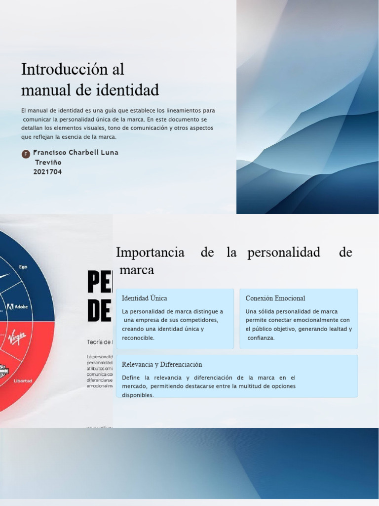 Introduccion Al Manual de Identidad - PDF 20240321 003523 0000 | PDF | Marca | Marketing