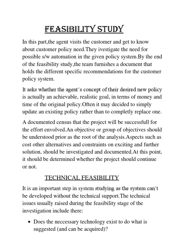 Comprehensive Feasibility Study Guide | PDF | Feasibility Study | Computing