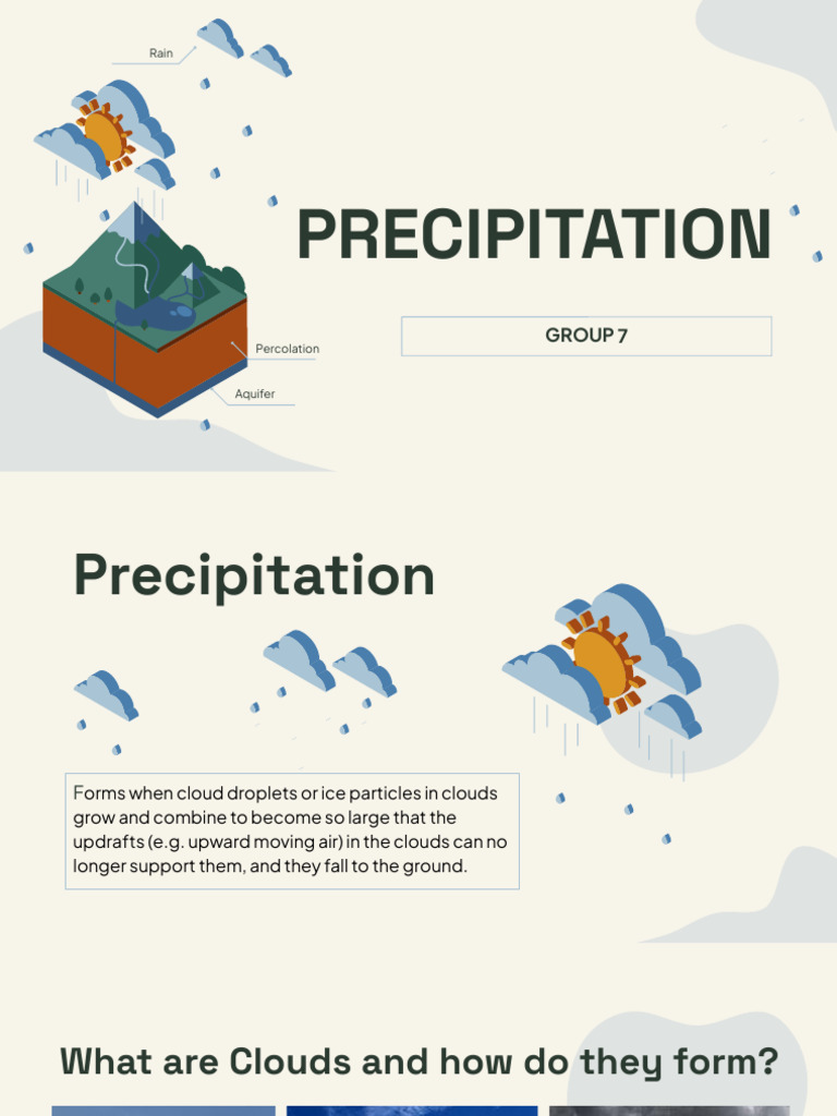 Group 7 Week 2 Precipitation | PDF | Precipitation | Rain