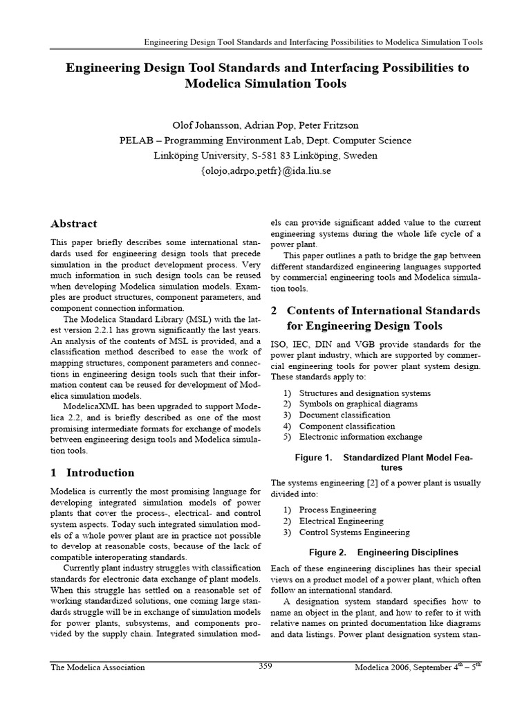 Engineering Design Tool Standards and in | PDF | International ...