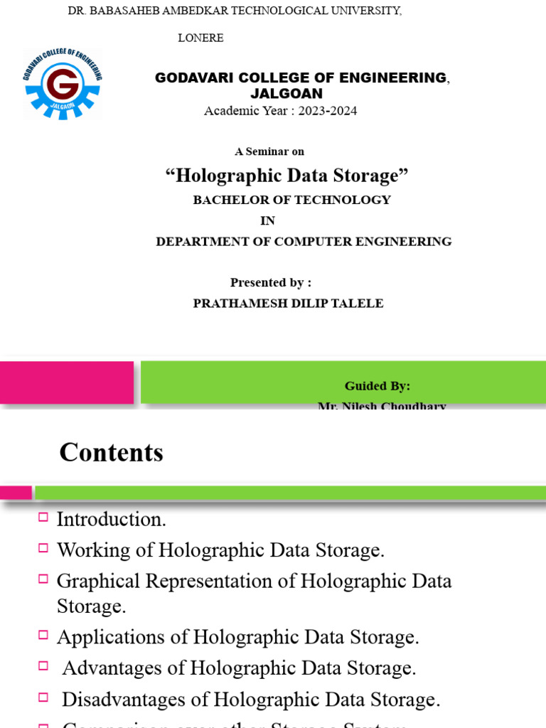 Main HDS | PDF | Holography | Storage Media