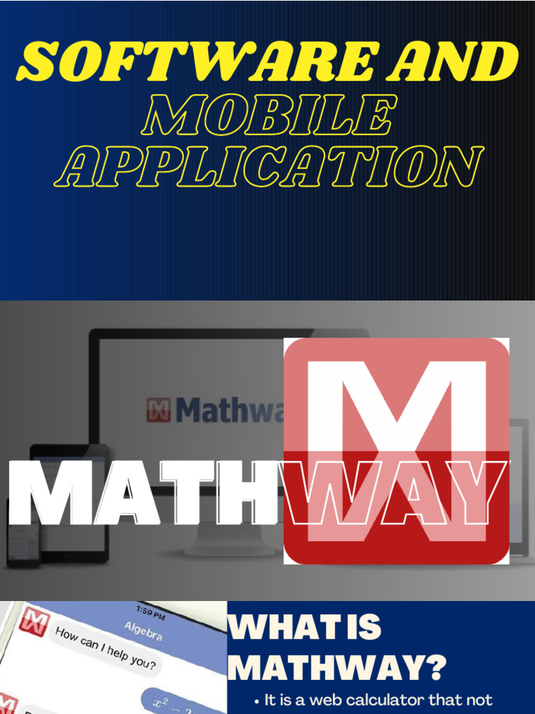 Mathway App: Features & Usage Guide | PDF | Microsoft Excel | Application Software