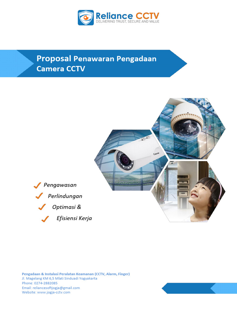 Proposal Penawaran Pengadaan CCTV - Bp. Ridwan | PDF | Komputer