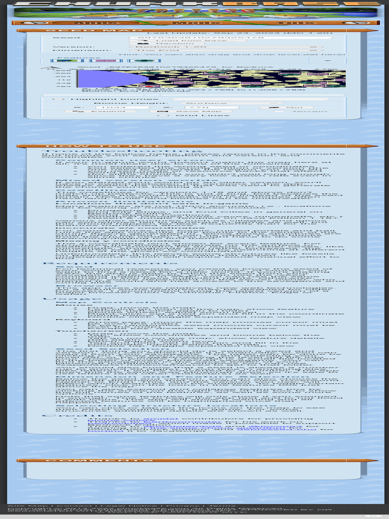 Seed Map - Minecraft App 2 | PDF | Minecraft | System Software