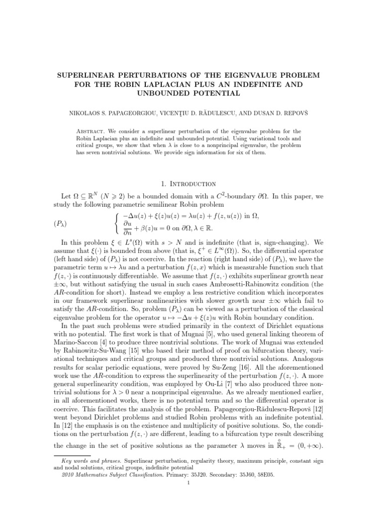 Art Feb 2020 | PDF | Eigenvalues And Eigenvectors | Hilbert Space