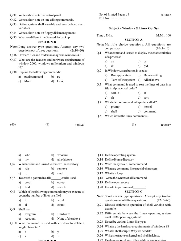 Windows and Linex | PDF | Shell (Computing) | Microsoft Windows