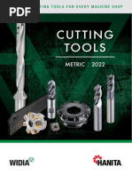 Reamers Metric Size Chart | PDF | Cutting | Metalworking