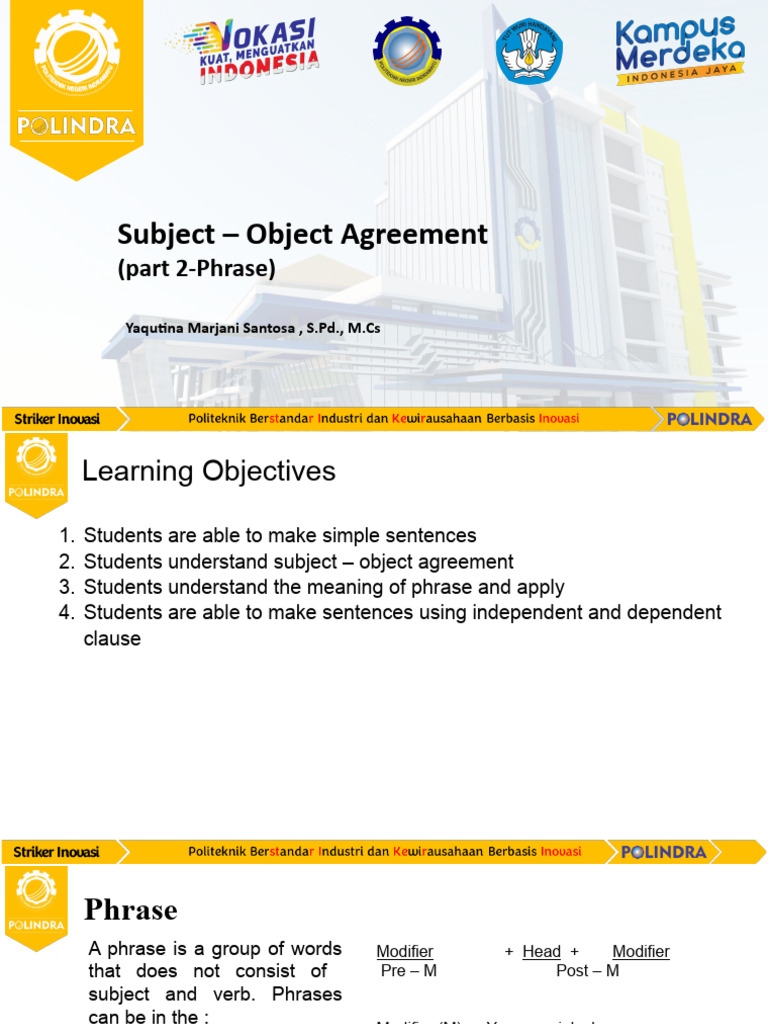 Chapter Three - Phrase | PDF | Verb | Adverb