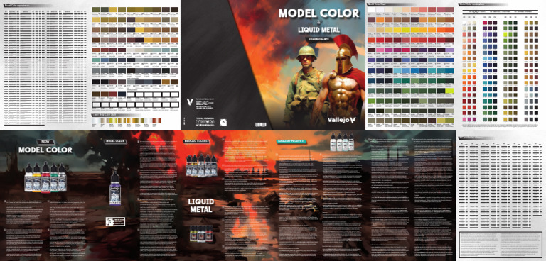 Model Color Chart and Combinations | PDF | Brown | Color