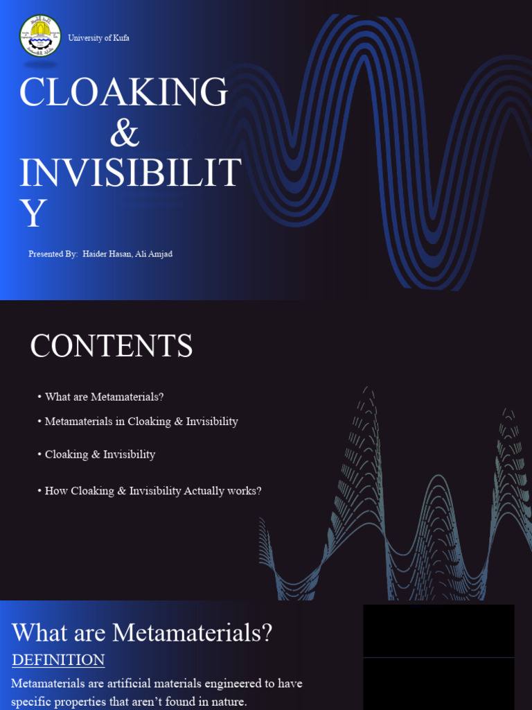 Cloaking_and_Invisibility | PDF | Metamaterial | Waves