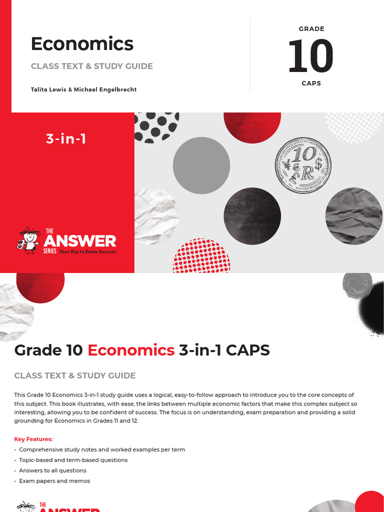 GR 10 Economics 3 in 1 Extracts | PDF | Supply (Economics) | Demand