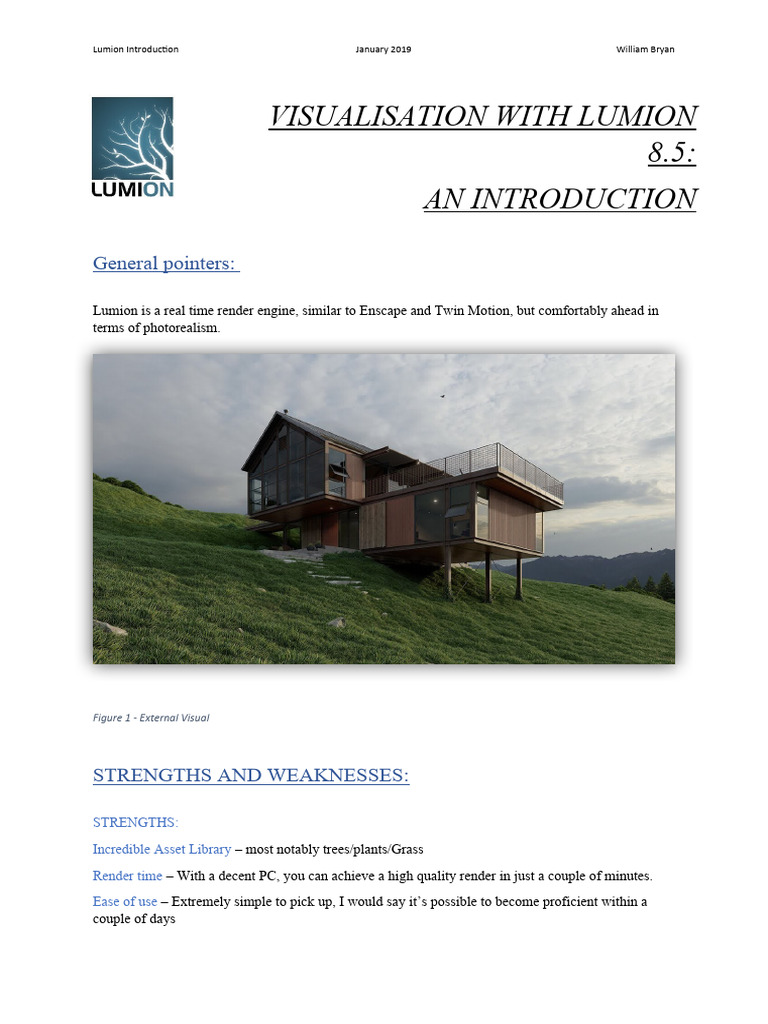 Introduction To Lumion | Download Free PDF | Sky | Shadow