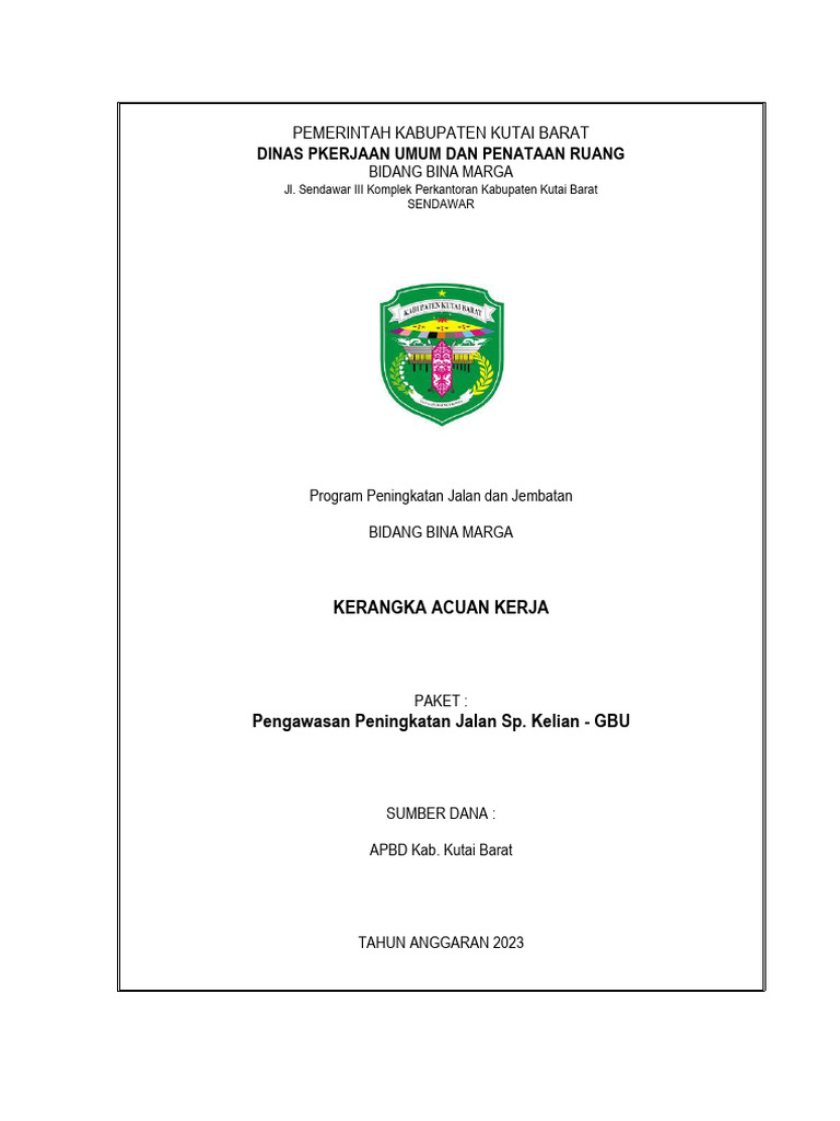 Kak Pws. Sp. Kelian Gbu | PDF