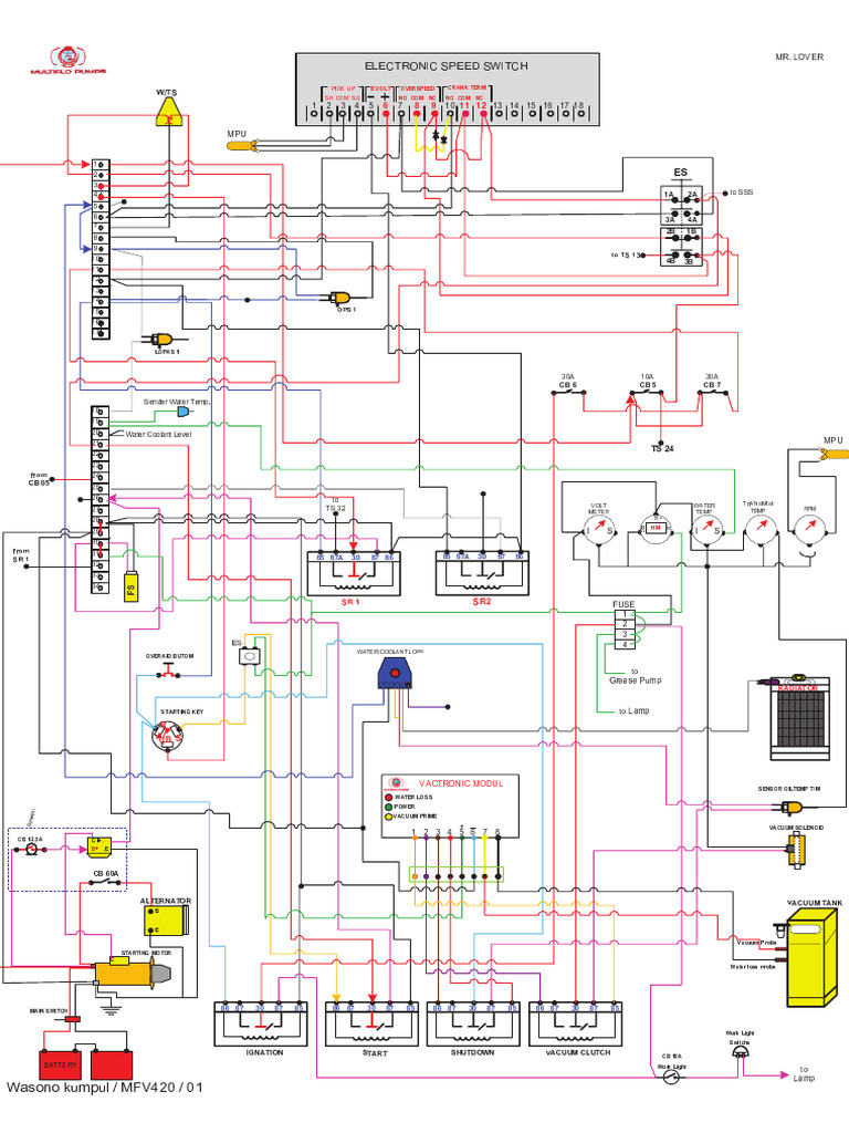 Electric Diagram 420 B | PDF