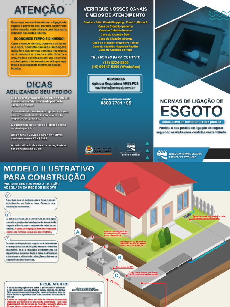 Manual de Instalacao Ligacao de Esgoto | PDF Manual de Instalacao Ligacao de Esgoto | PDF