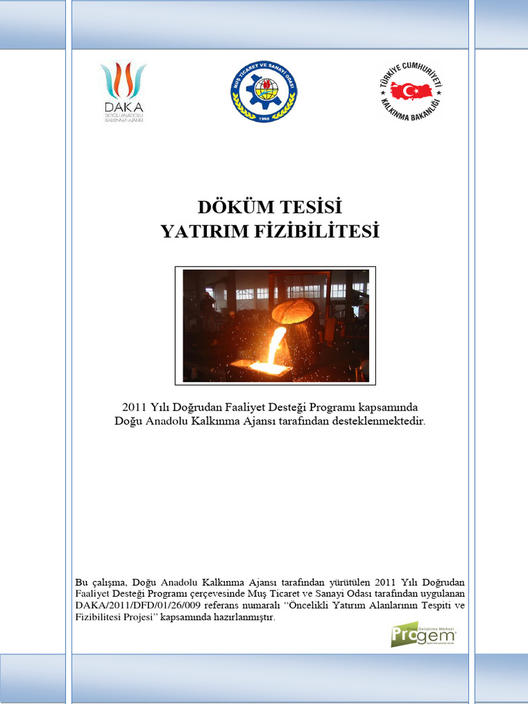 Dokum Atolyesi Fizibilite Raporu | PDF