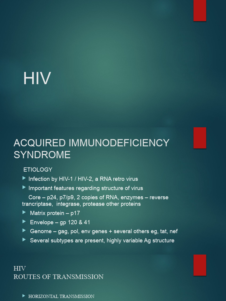 HIV PPT | PDF | Hiv/Aids | Immune System