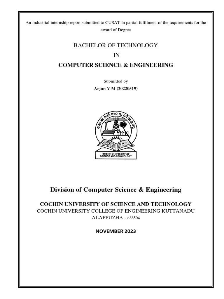 internship report aRJUN | PDF | Html | World Wide Web