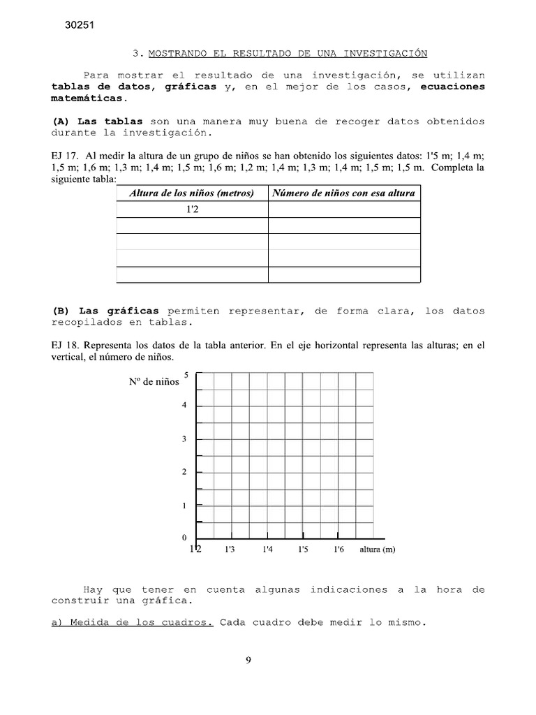 Ejercicios Graficas 2º Eso | PDF