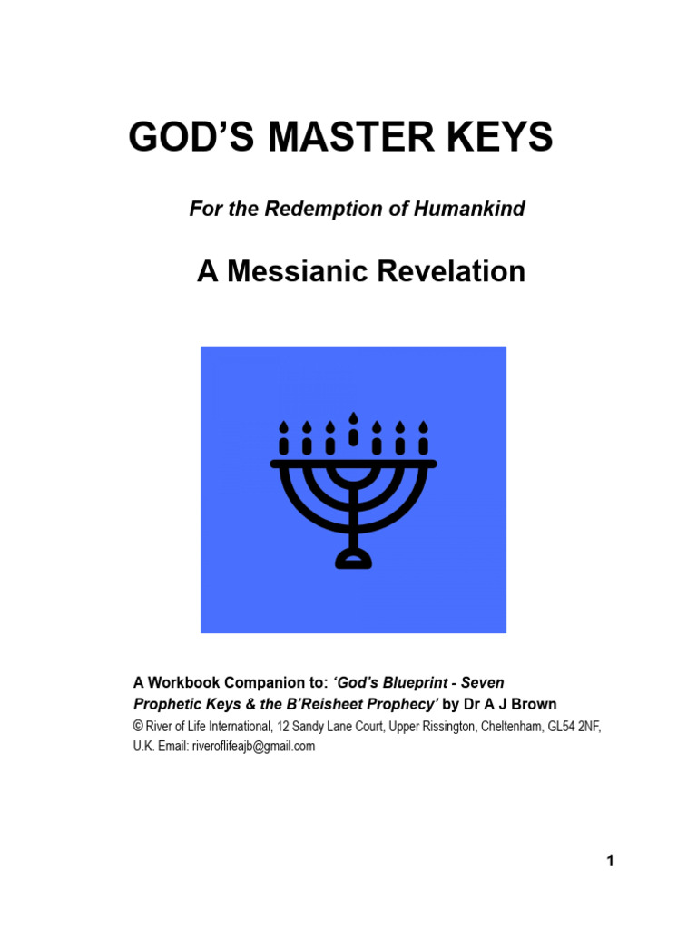 God's Master Keys - A Messianic Revelation | PDF | Jesus | Passover