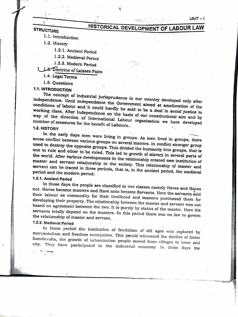 Evolution of Labour Law | PDF | Employment | Justice