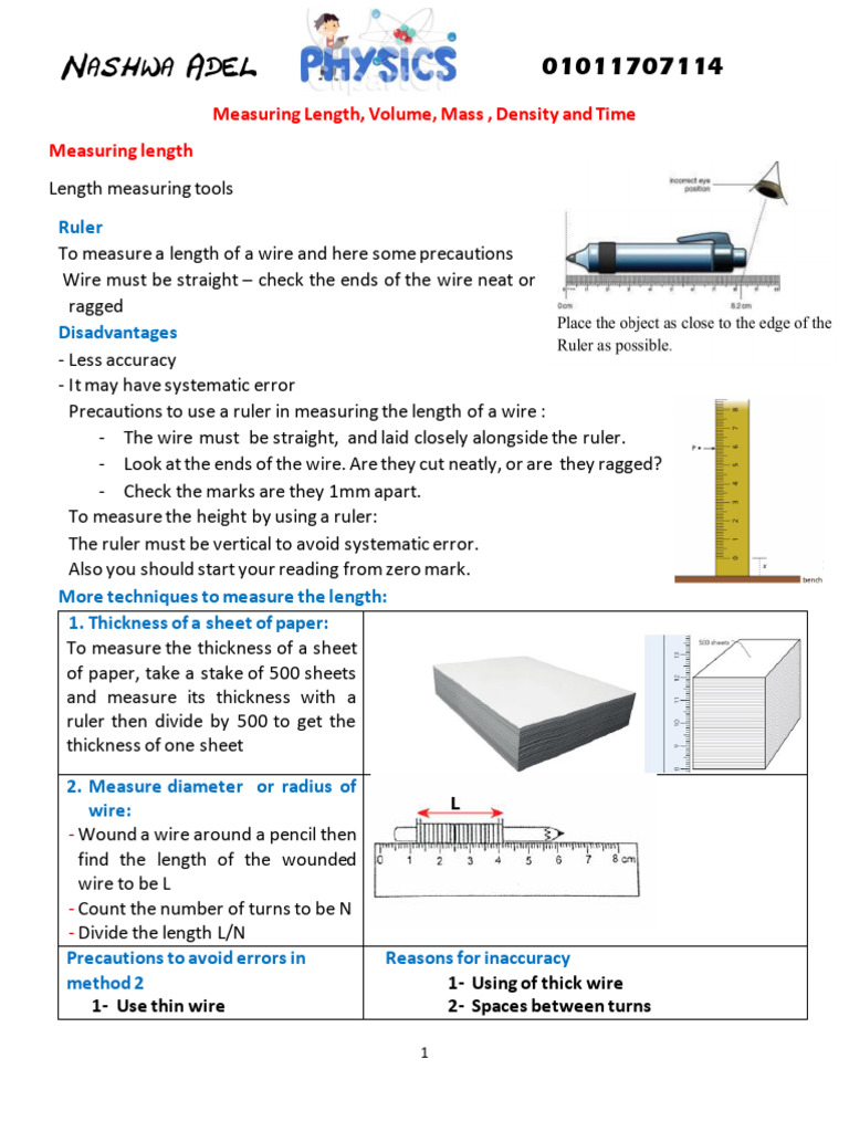Measurement Techniques and Accuracy | PDF | Force | Weight