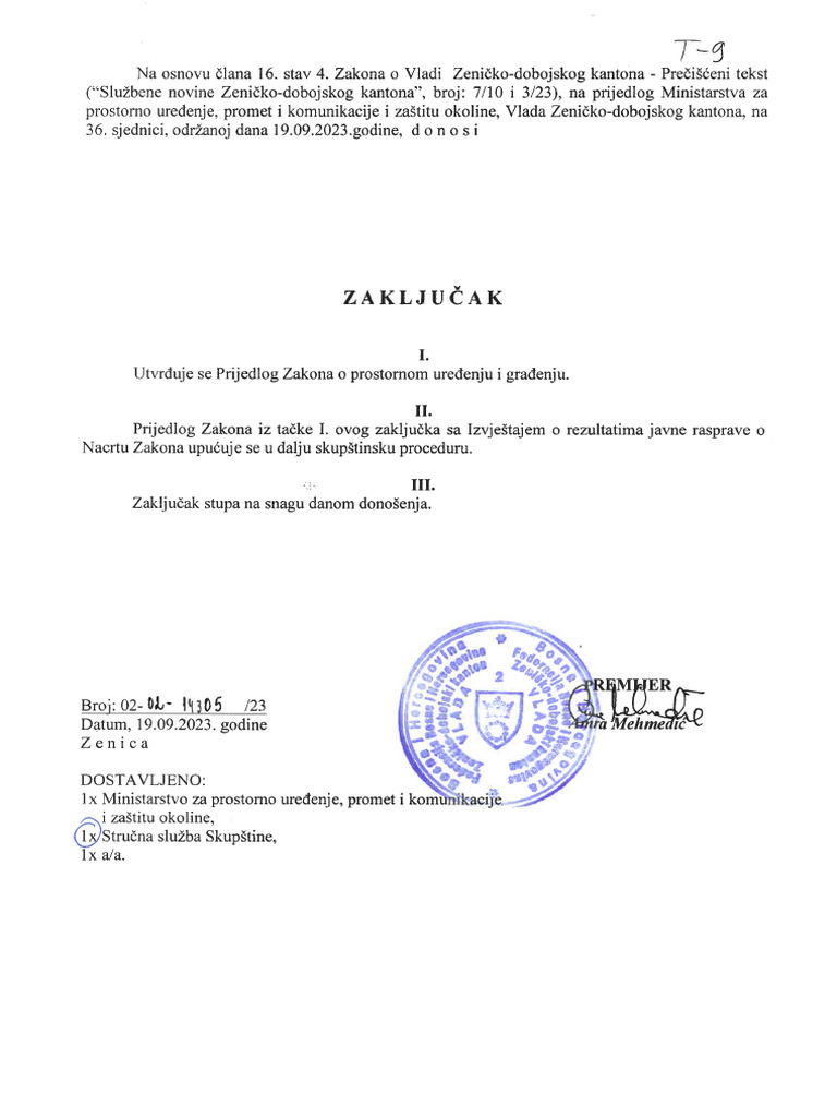 01 Prijedlog Zakona o Prostornom Uredjenju I Gradjenju | PDF