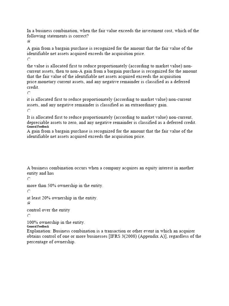 Group Accounts 2 - Module Assessment | PDF | Equity (Finance ...