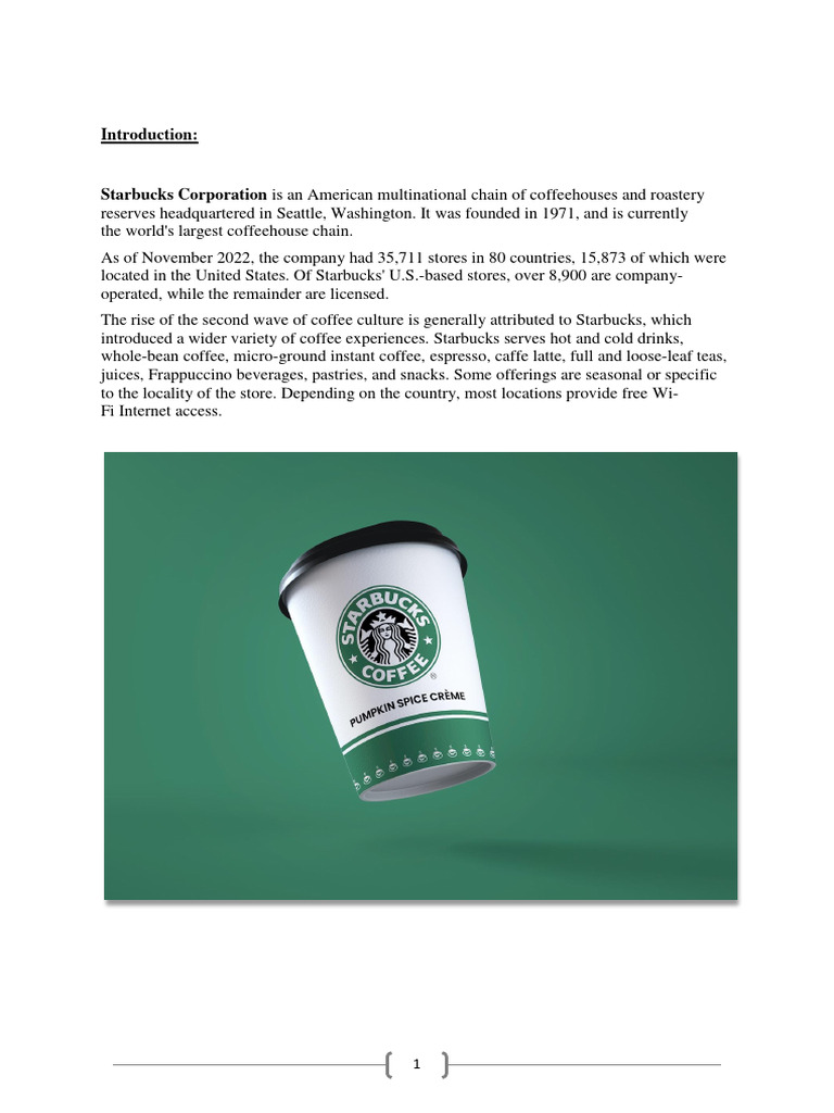Starbucks Marketing Strategies Overview | PDF | Starbucks | Coffee