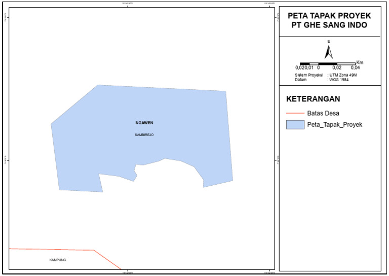 Peta Tapak Proyek | PDF