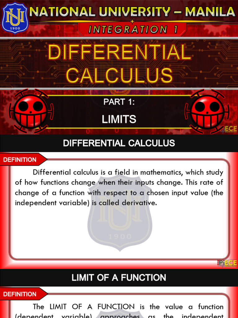 Lesson 1 - Differential Calculus | Download Free PDF | Slope | Function (Mathematics)