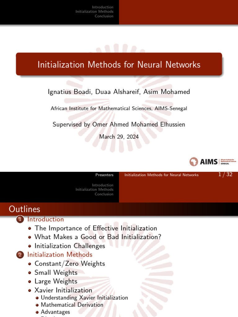 Duaa - Asim - Ignatius Initialization Methods | PDF | Artificial Neural ... Duaa - Asim - Ignatius Initialization Methods | PDF | Artificial Neural ...