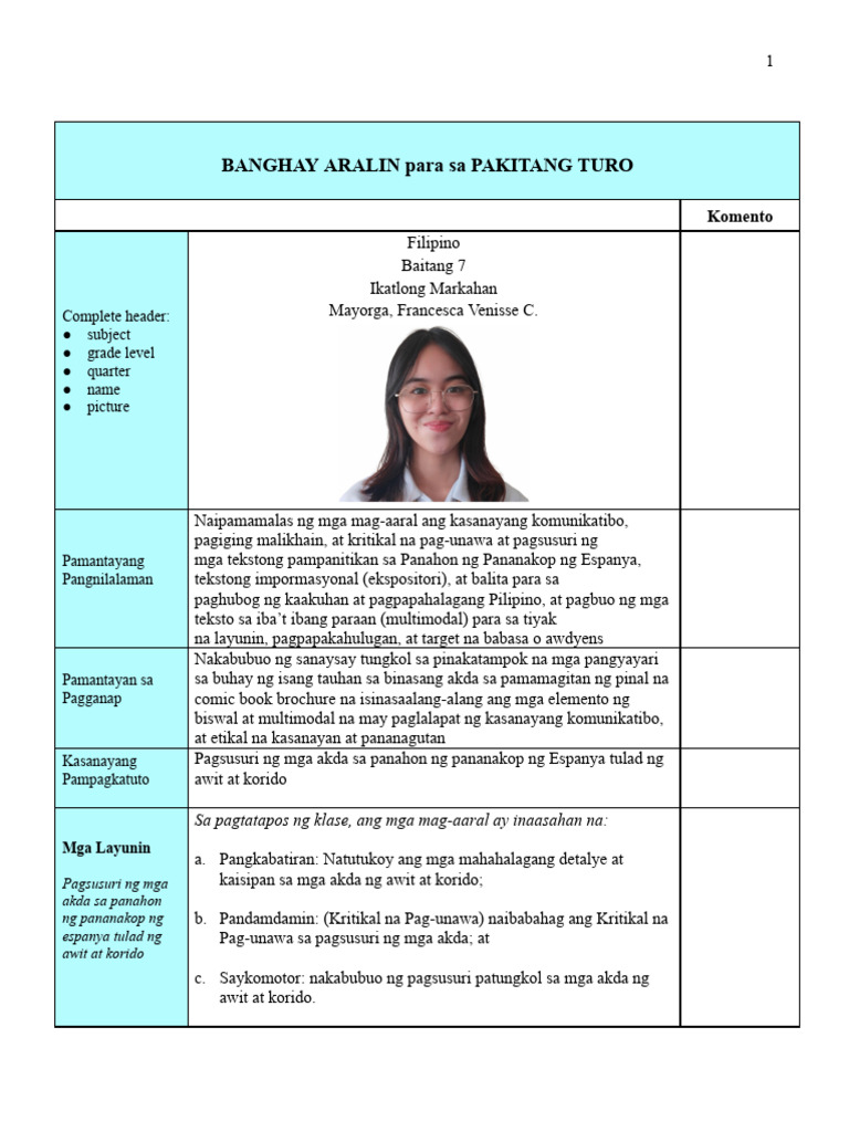 Mayorga Online Final LP For Demo Teaching March 23 | PDF