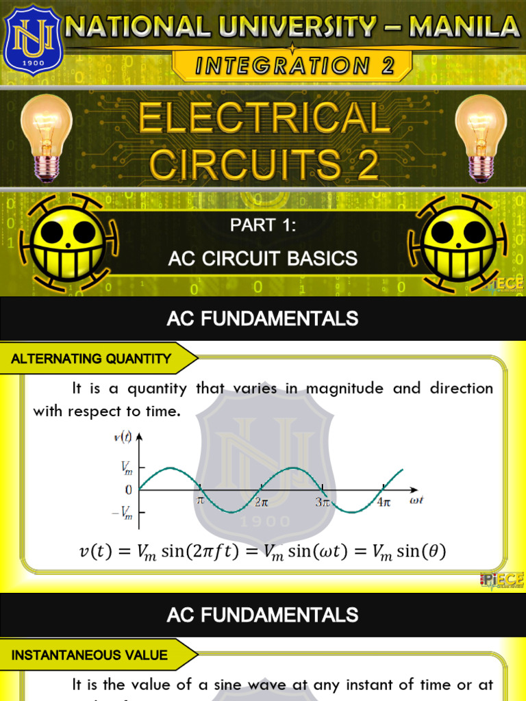 Lesson 2 - Electrical Circuits 2 | PDF | Electrical Network | Root Mean ...