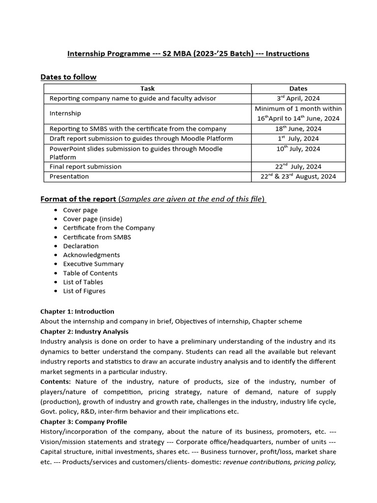 Internship Guidelines | Download Free PDF | Gratitude | Business