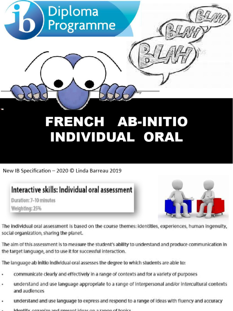 Oral IB French Ab Initio Guide | PDF