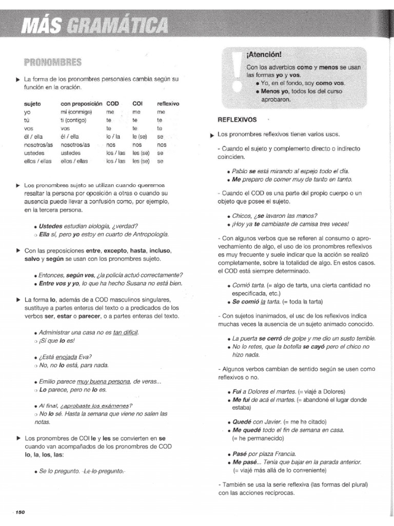 Anexo de Gramatica | PDF