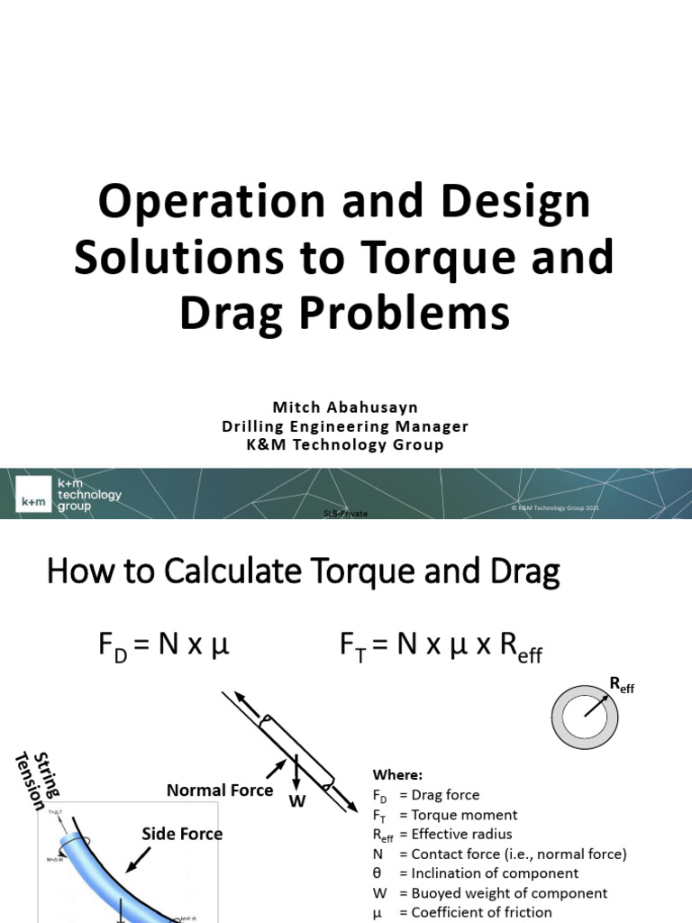 Torque and Drag Mini-Series Episode 6 of 8 | PDF | Casing (Borehole ...