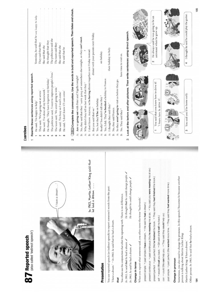 Reported Speech | PDF