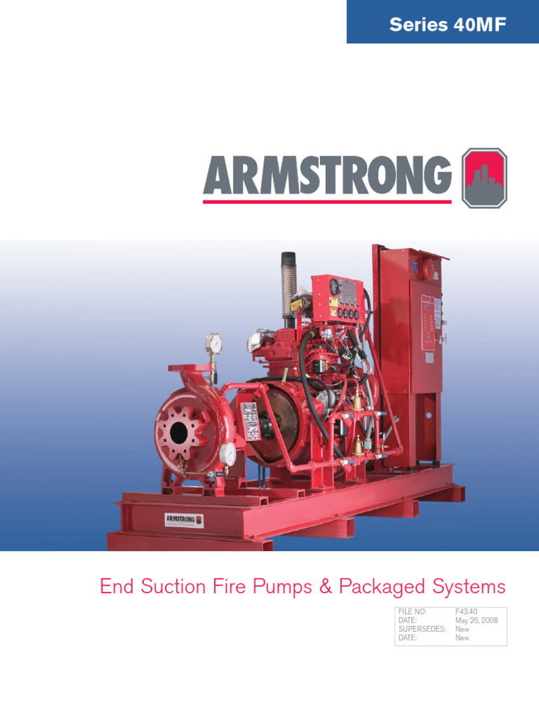 Fire Pump of Armstrong | Download Free PDF | Pump | Equipment