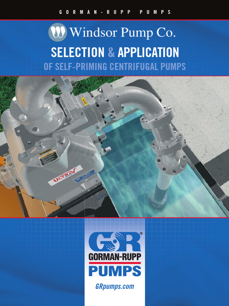 Gorman Rupp Self Priming Pumps | PDF | Pump | Turbomachinery