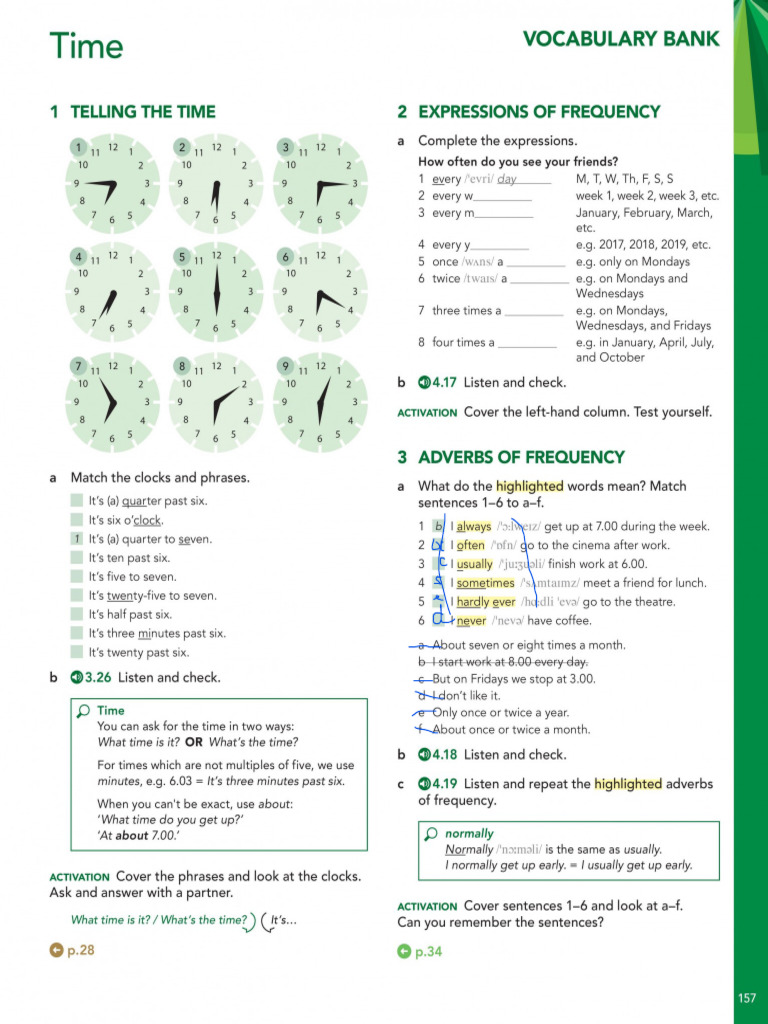 Telling The Time | PDF